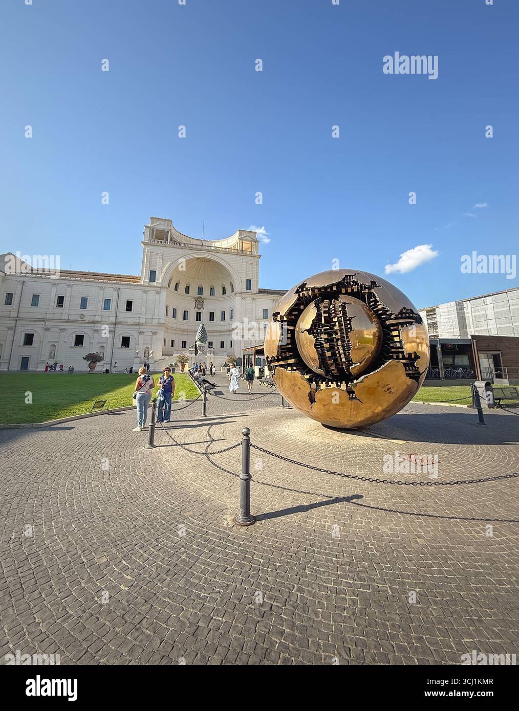 The arch sculpture of the famous arnaldo pomodoro hi-res stock ...