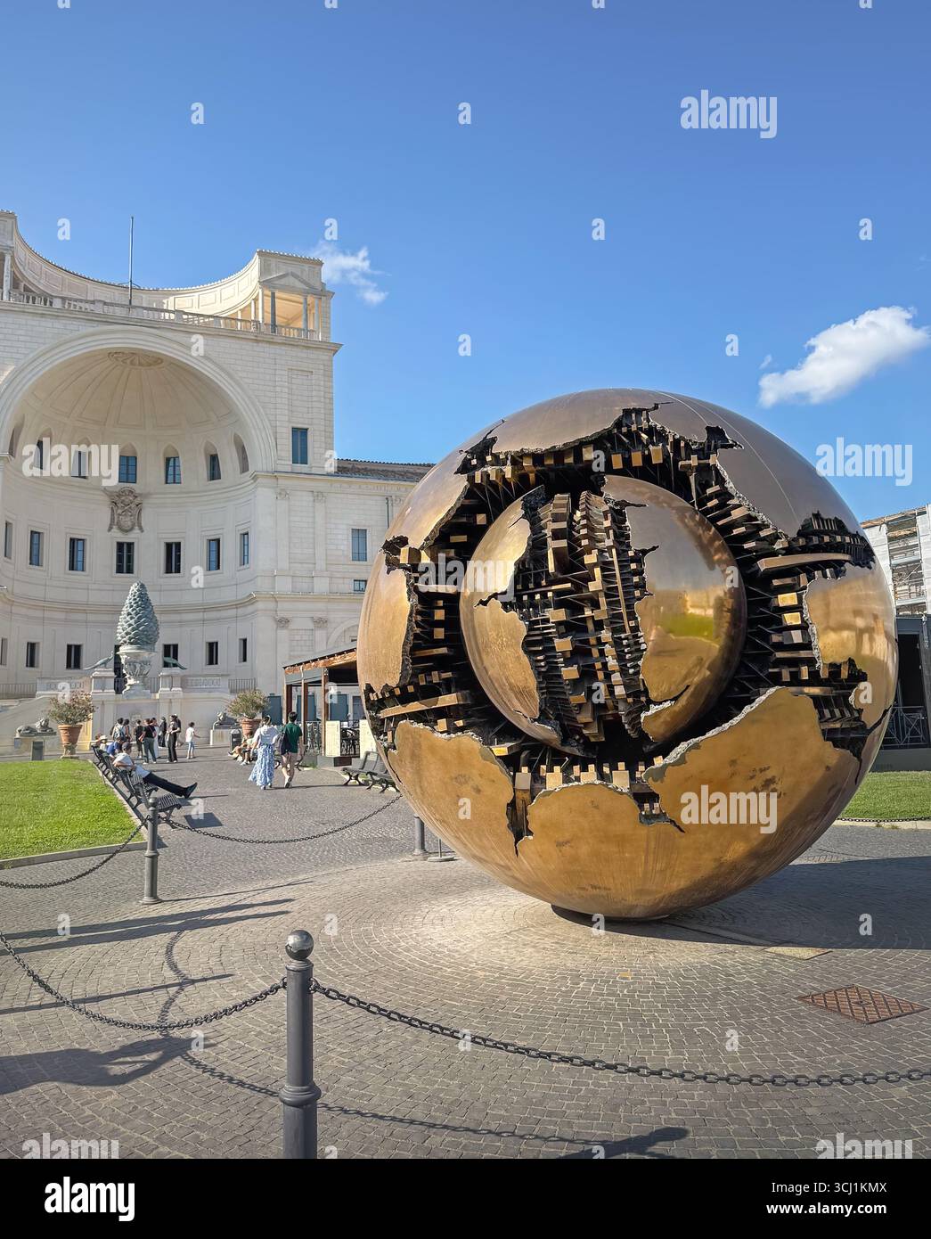 ROME, ITALY - AUGUST 02, 2025 Sphere Within Sphere (Sfera con Sfera ...