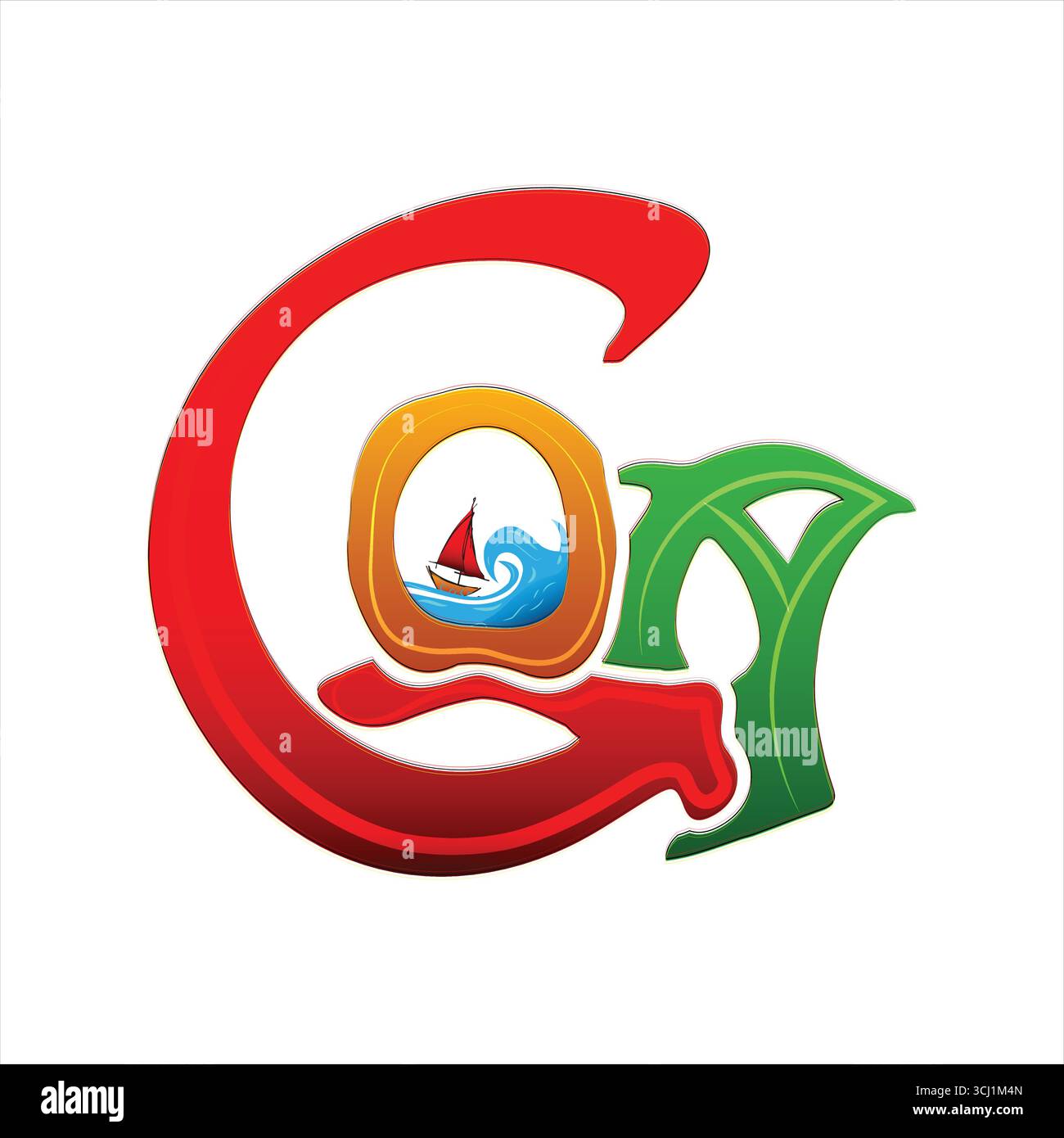 Goa church Stock Vector Images - Alamy