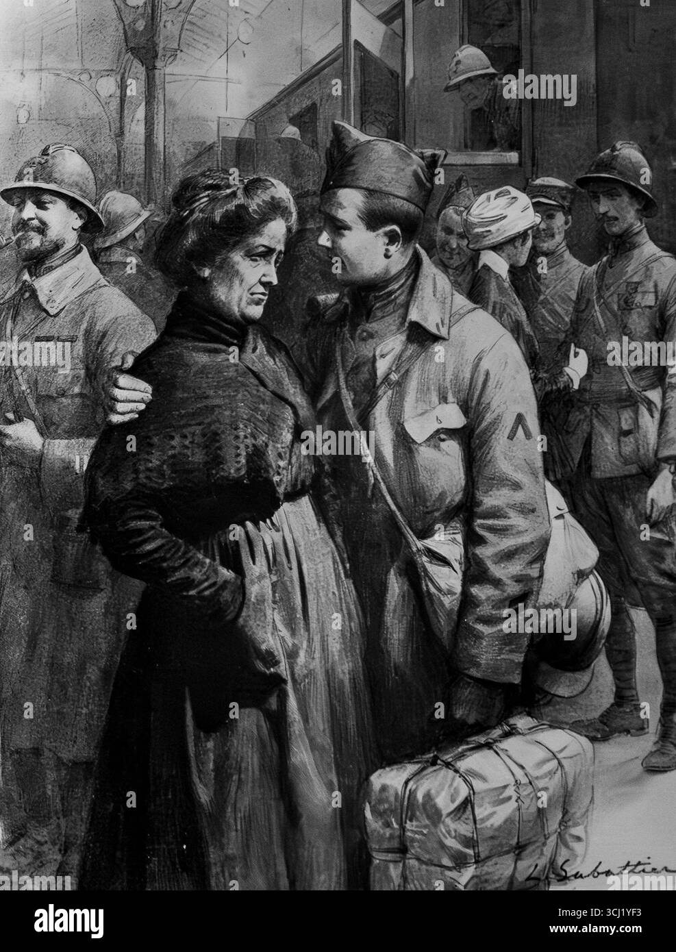 War separation Black and White Stock Photos & Images - Alamy