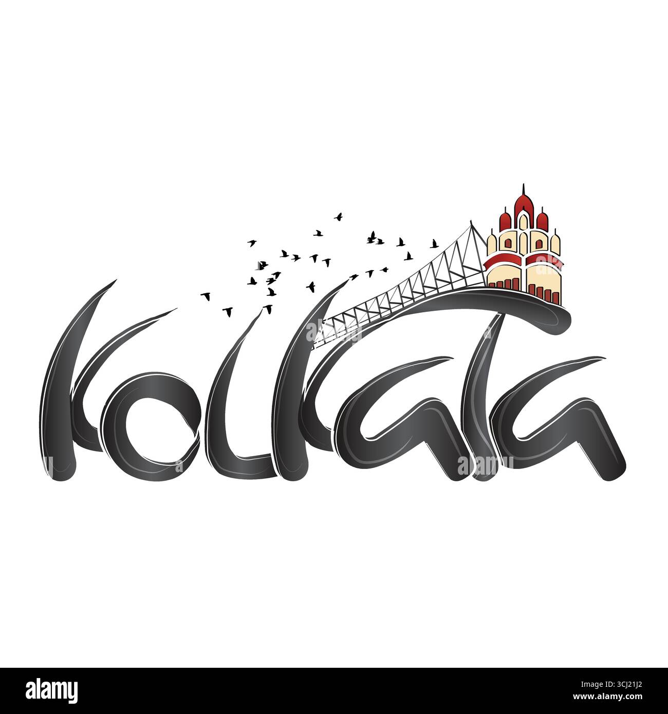 Kolkata | Kolkata text | Kolkata typography | Kolkata text effect ...