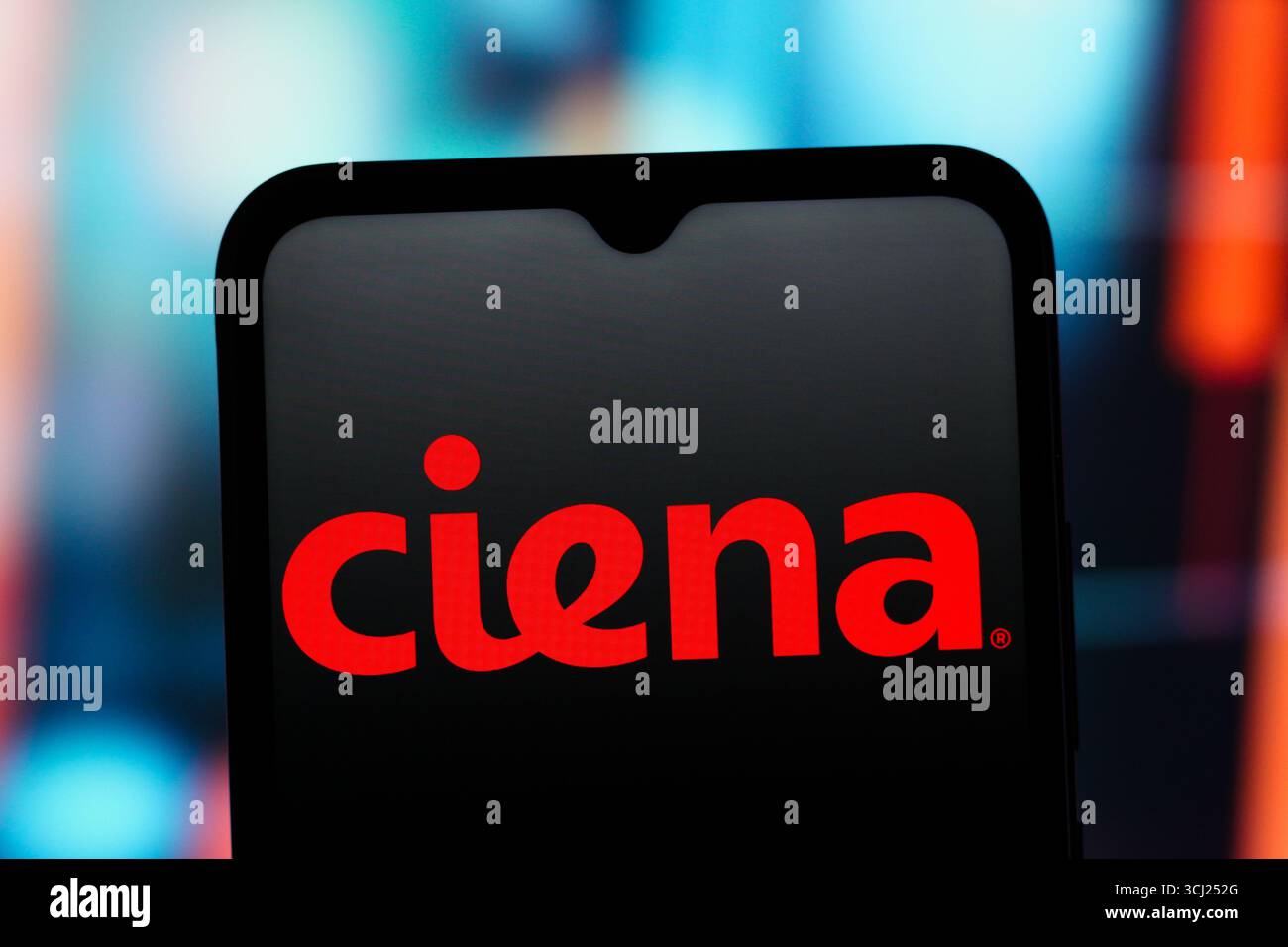 September 4, 2025, Canada: In this photo illustration, the Ciena ...