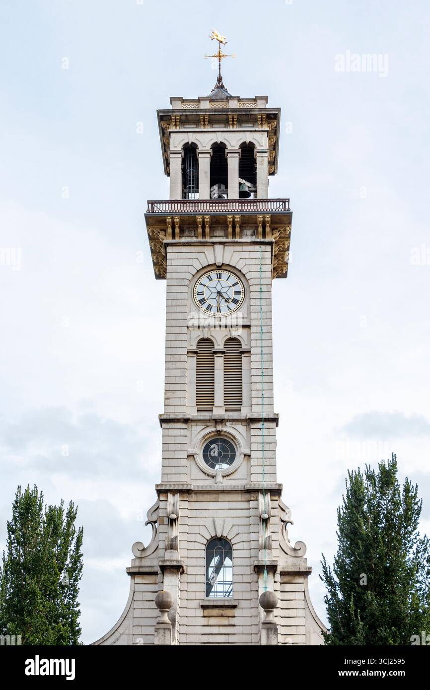The Caledonian Park Clock Tower, Islington, the major remaining element ...