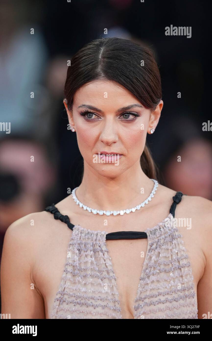 Barbara Ronchi poses for photographers at the red carpet for the film ...