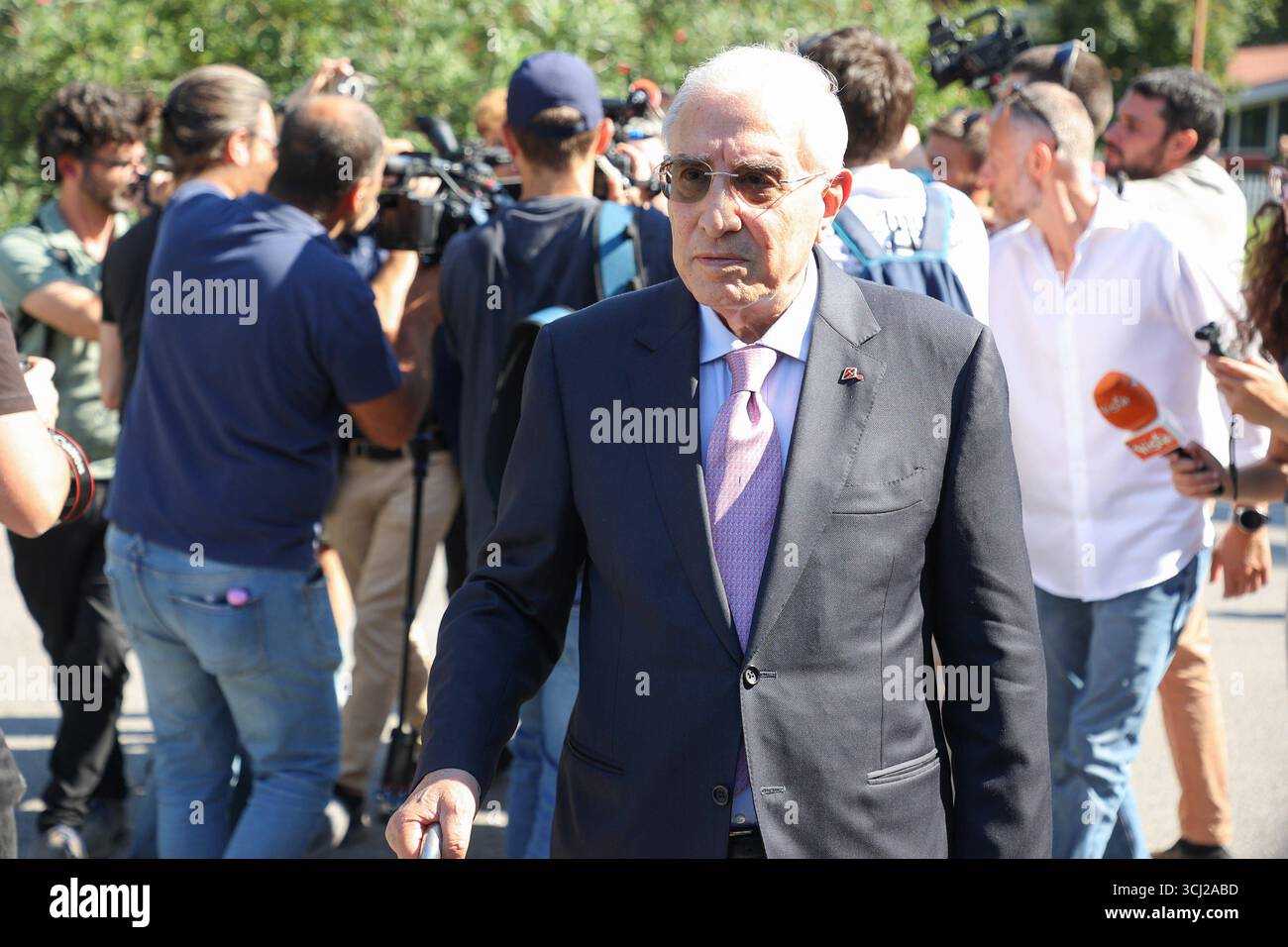 News - Emilio Fede s funeral Marcello Dell Utri during Emilio Fede s ...