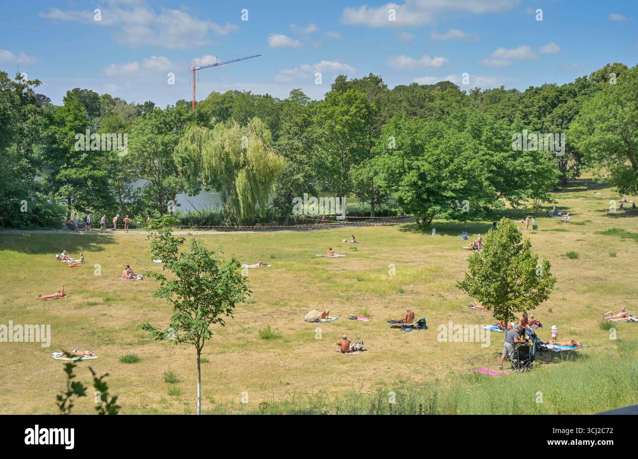 Fkk Liegewiese Am Halensee Charlottenburg Berlin Deutschland
