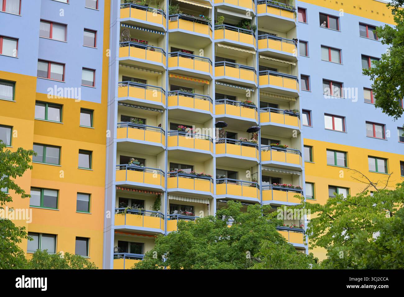 Plattenbau, Zeppelinstraße, Potsdam, Brandenburg, Deutschland ...