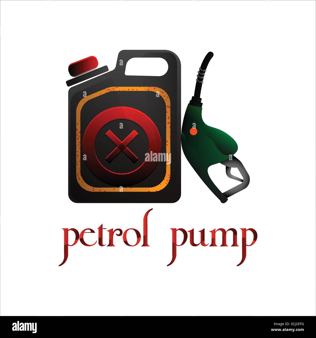 Vintage petrol Stock Vector Images - Alamy