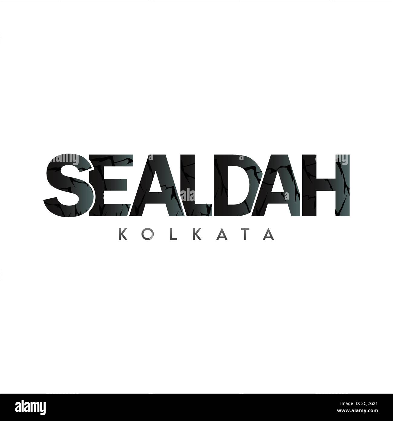 Sealdah text png Sealdah Kolkata font Sealdah railway station vector ...