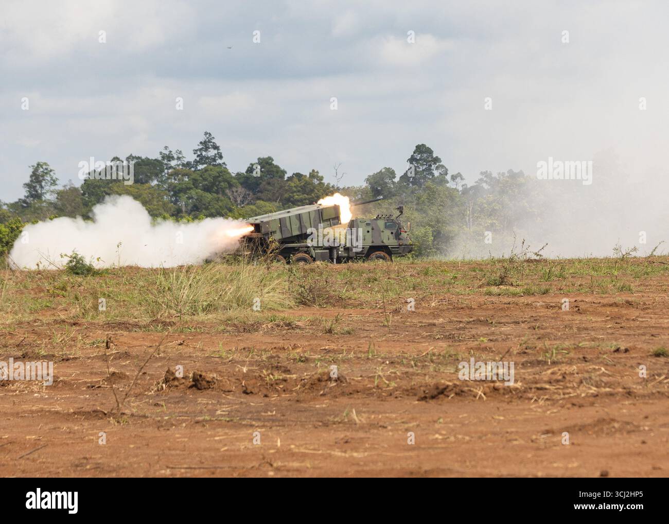Indonesian National Armed Forces service members fire the Astro II Mk6 ...