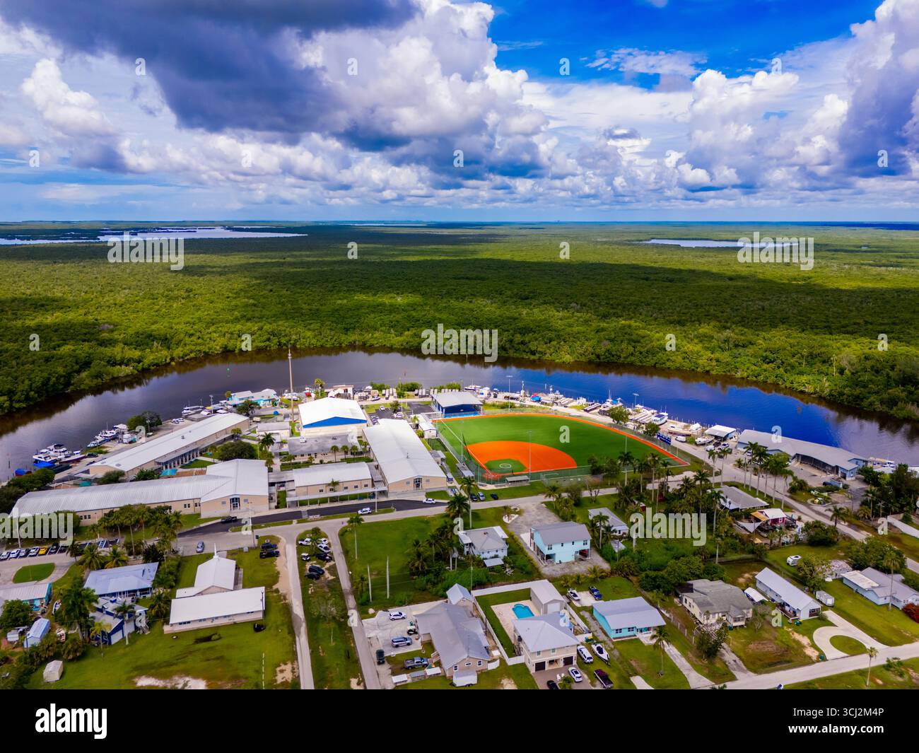 Everglades City, FL, USA - September 3, 2025: Everglades City High ...
