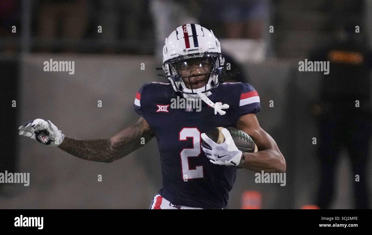 Arizona wide receiver Jeremiah Patterson (2) in the first half during ...