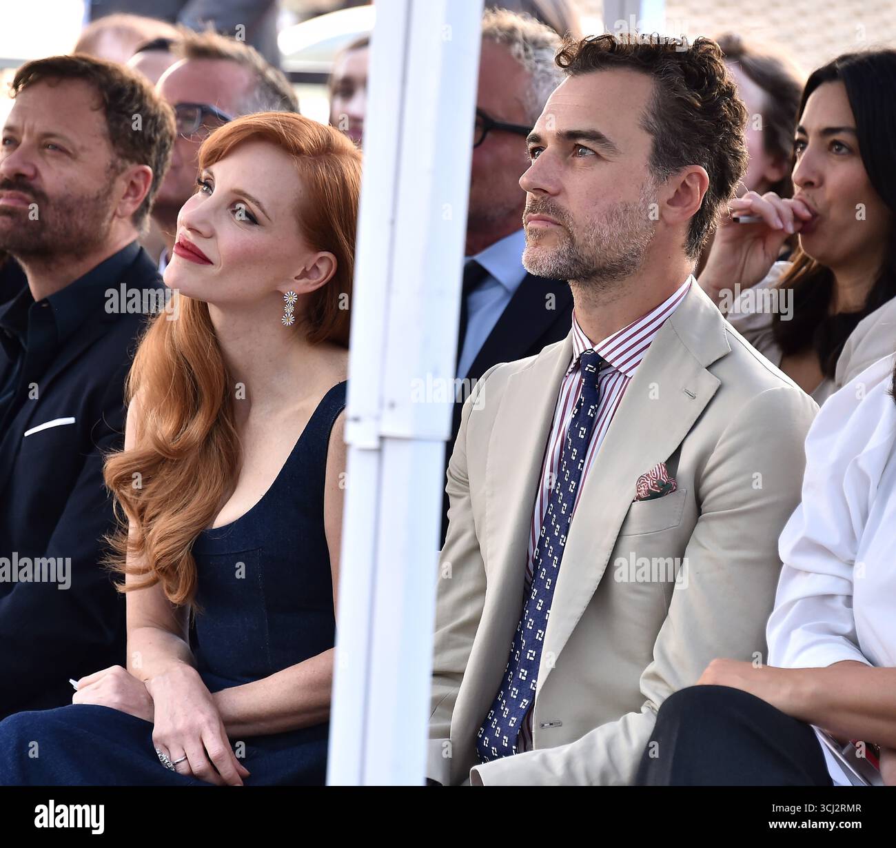 Jessica Chastain and Gian Luca Passi de Preposulo at Jessica Chastain’s ...