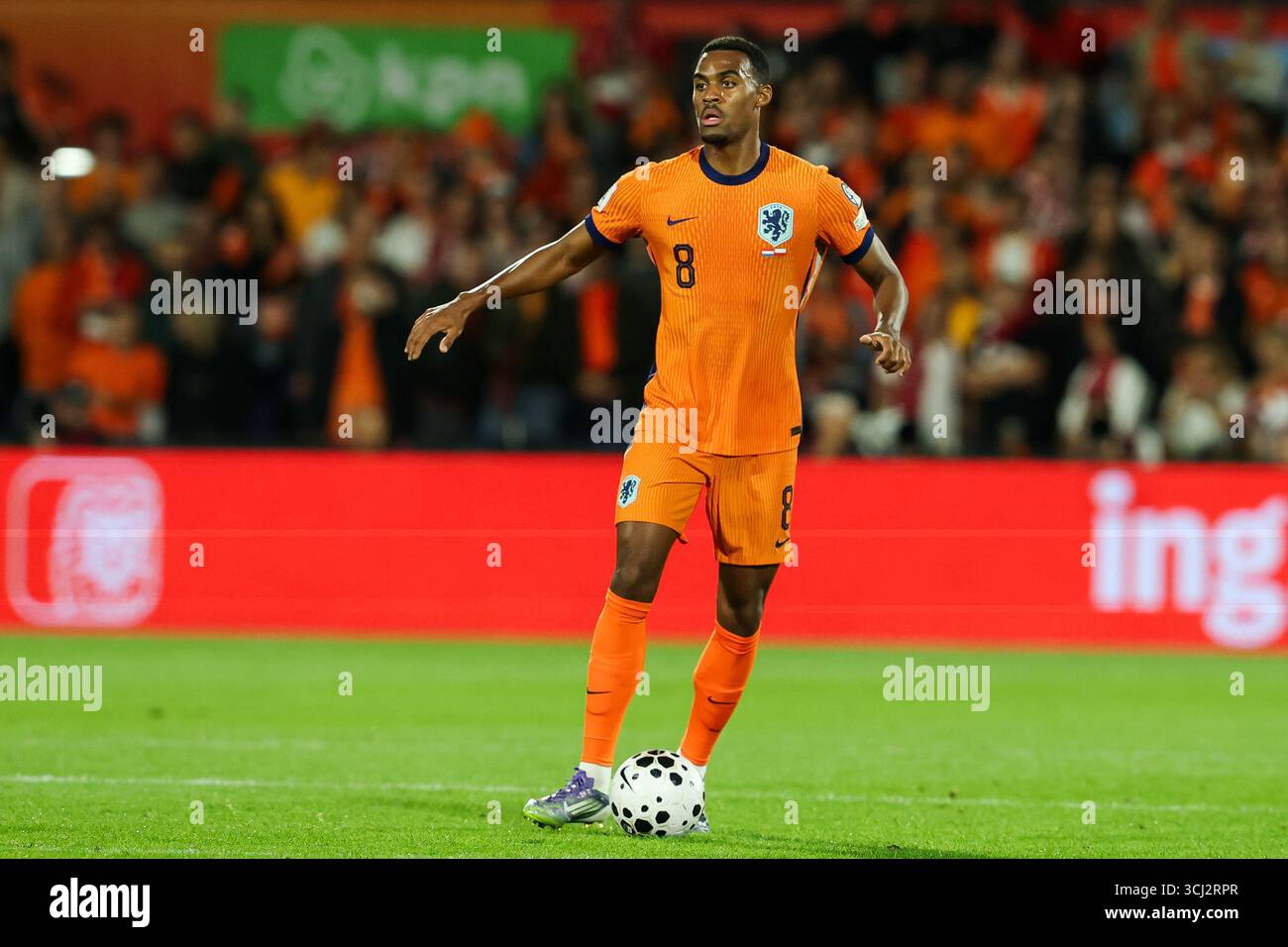 ROTTERDAM, NETHERLANDS - SEPTEMBER 4: Ryan Gravenberch of Netherlands ...