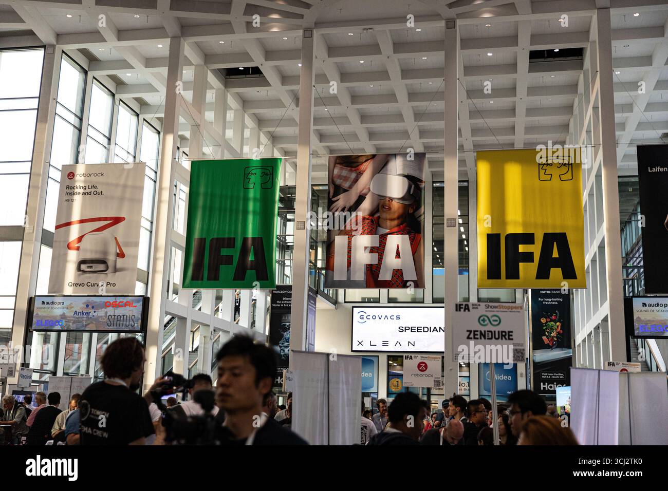 Berlin, Berlin, Germany. 4th Sep, 2025. At Berlin's Messe fairgrounds on Thursday, September 4 ...