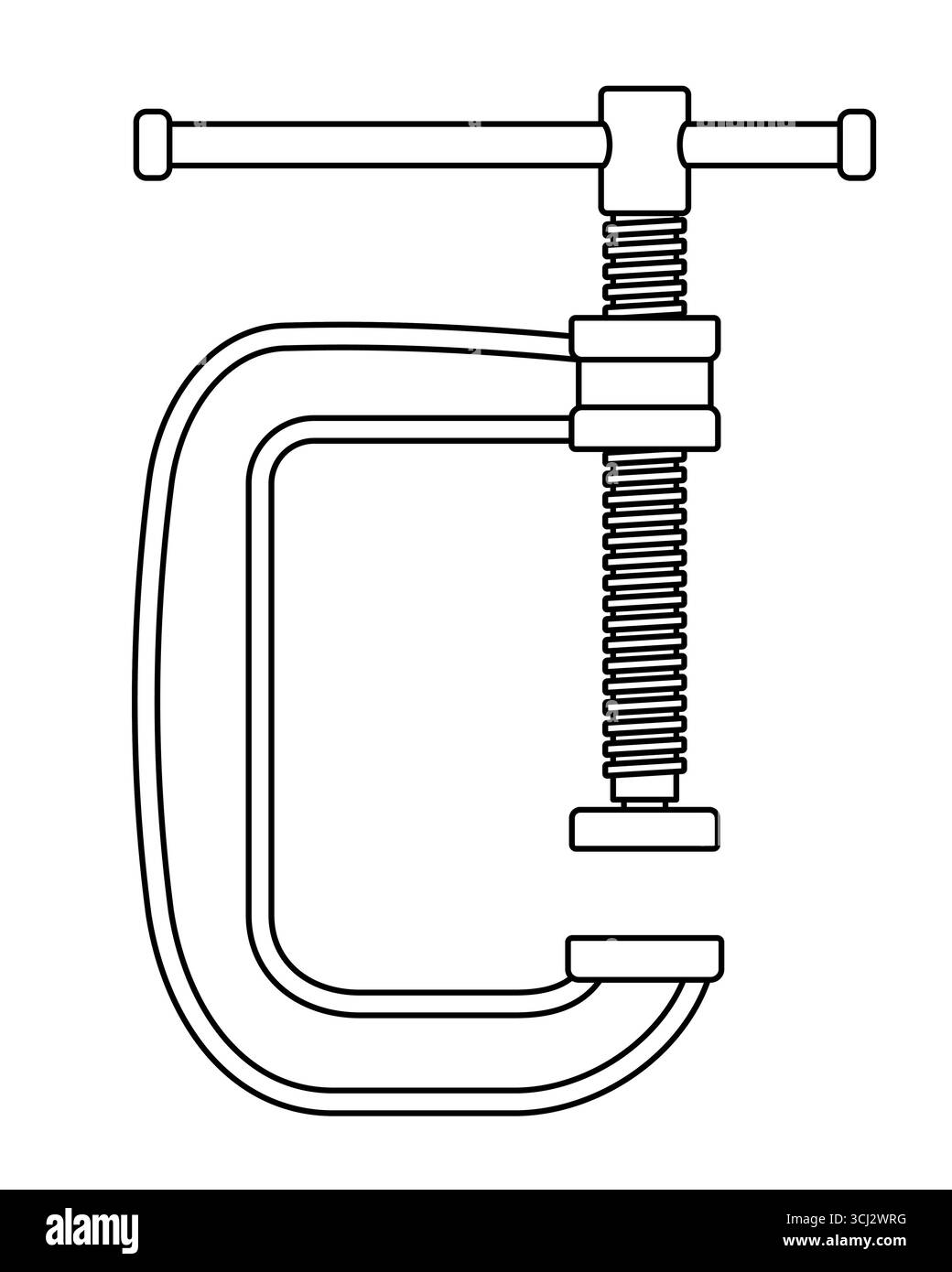 Steel clamp Black and White Stock Photos & Images - Alamy