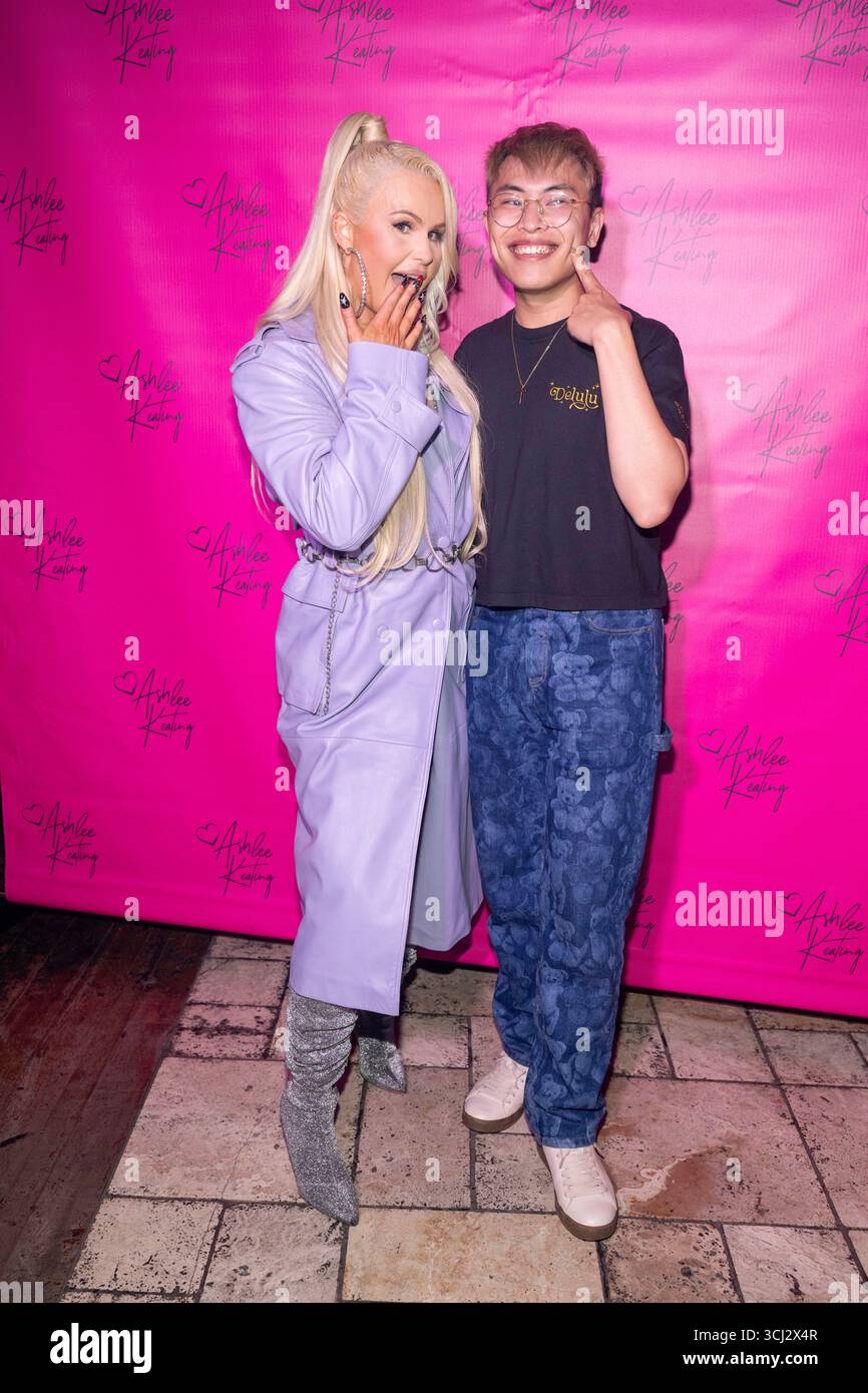 Musical Artist/ Actress Ashlee Keating, Influencer Ryan Lu attend ...