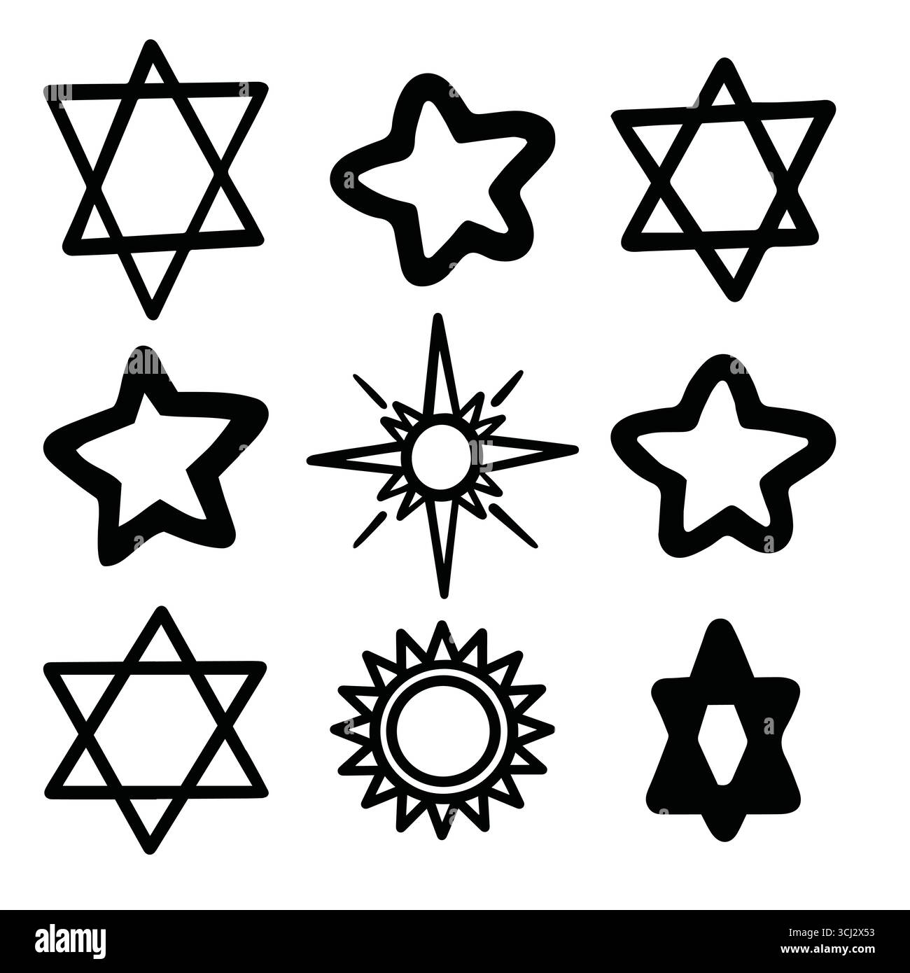 Set rating icon hand Cut Out Stock Images & Pictures - Alamy