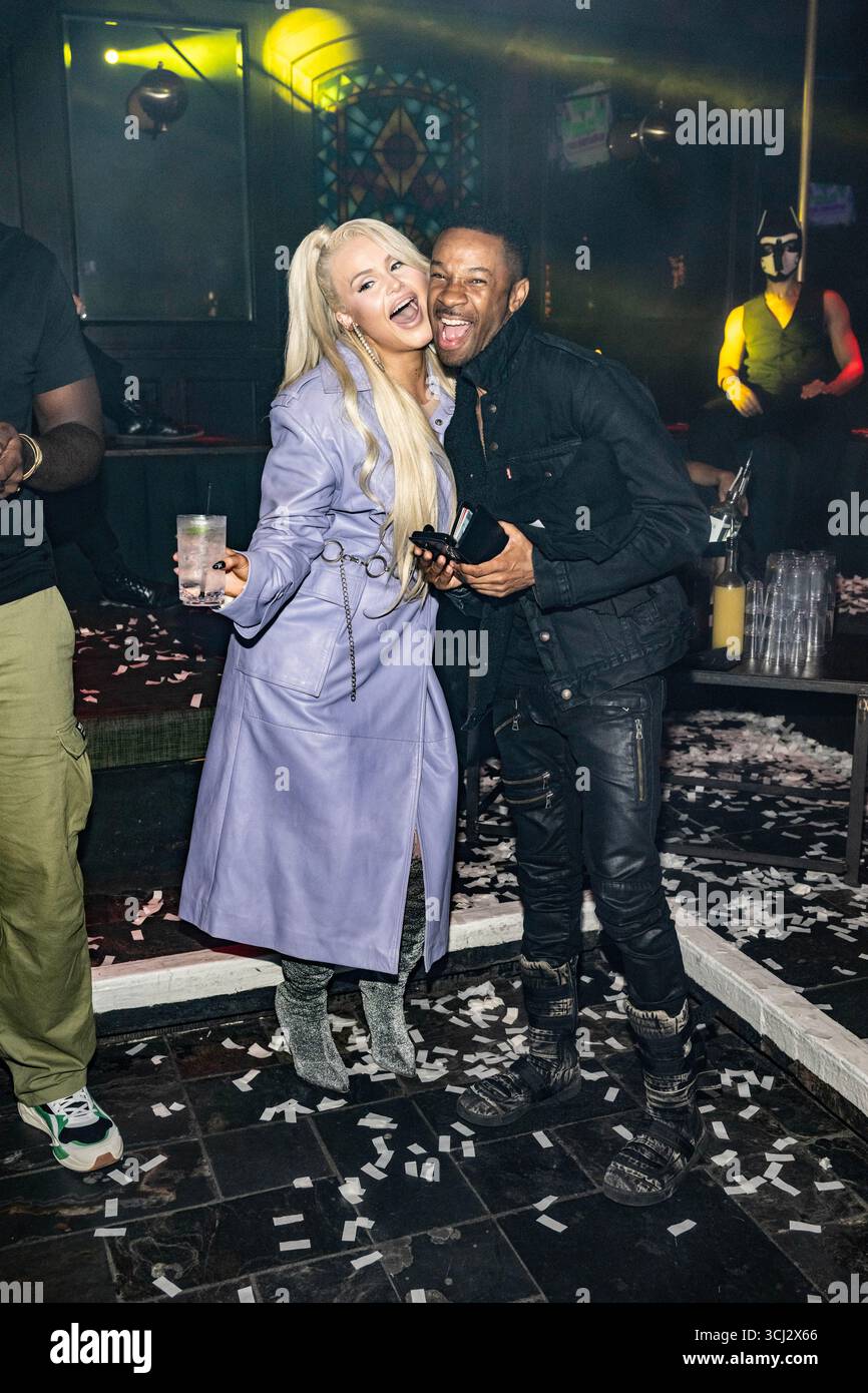 Musical Artist/ Actress Ashlee Keating with guests attends Ashlee ...