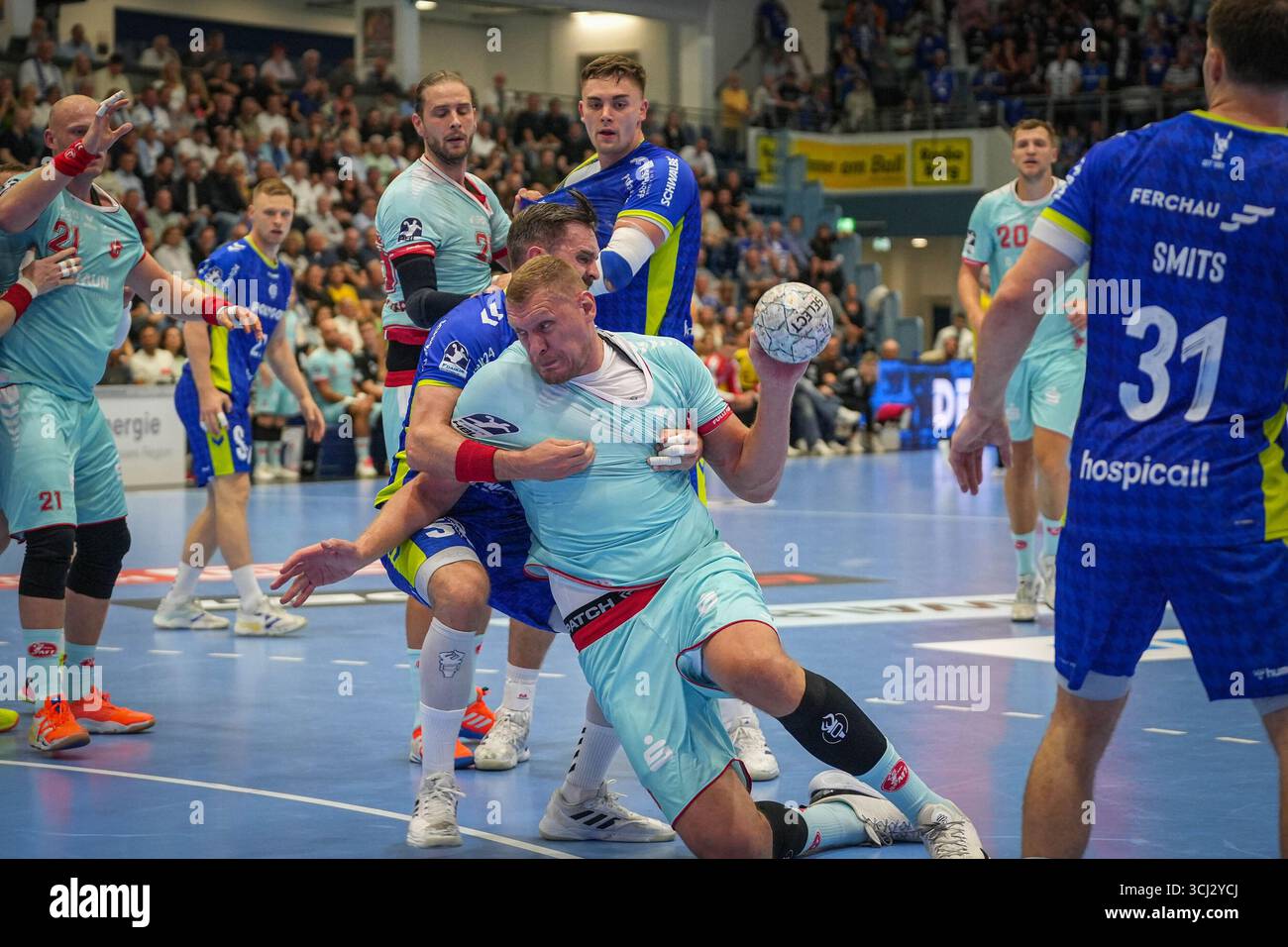 Dainis Kristopans (MT Melsungen, 10), Daikin Handball Bundesliga, VfL ...