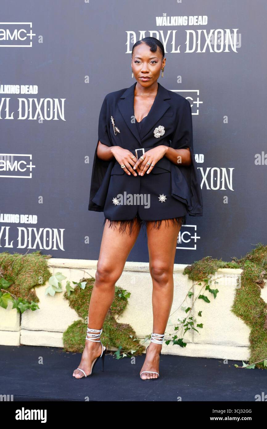 Nansi Nsue at the world premiere of the third season of 'The Walking ...