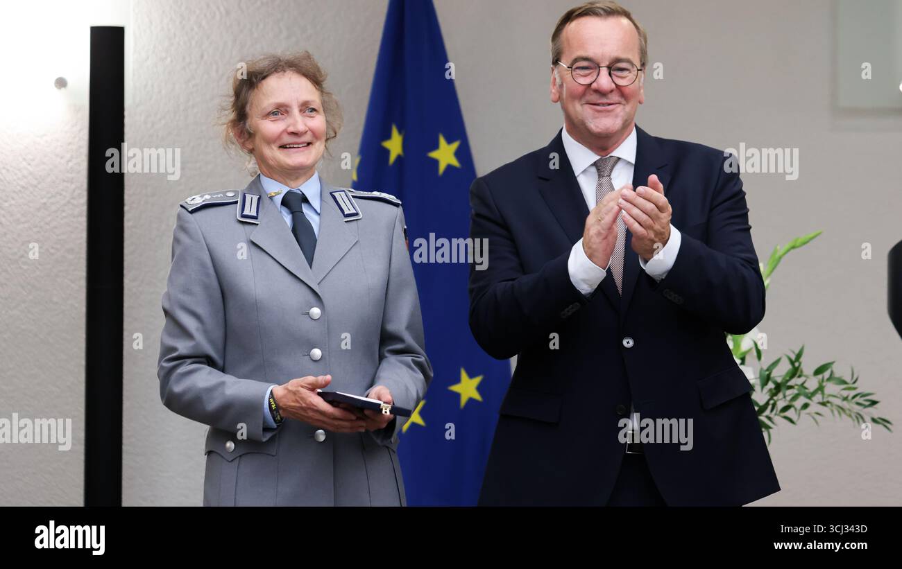Berlin, Germany, 04th Sept 2025. Federal Defense Minister Boris ...