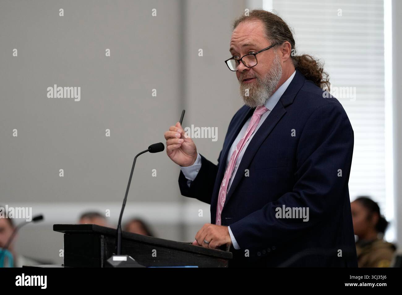 Defense attorney, Bryan Huffman, for Austin Drummond, accused of ...