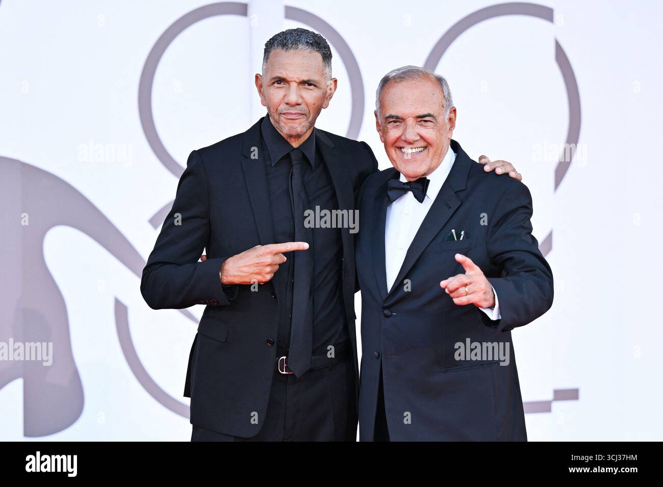 Roschdy Zem and Alberto Barbera attending the Elisa Premiere as part of ...