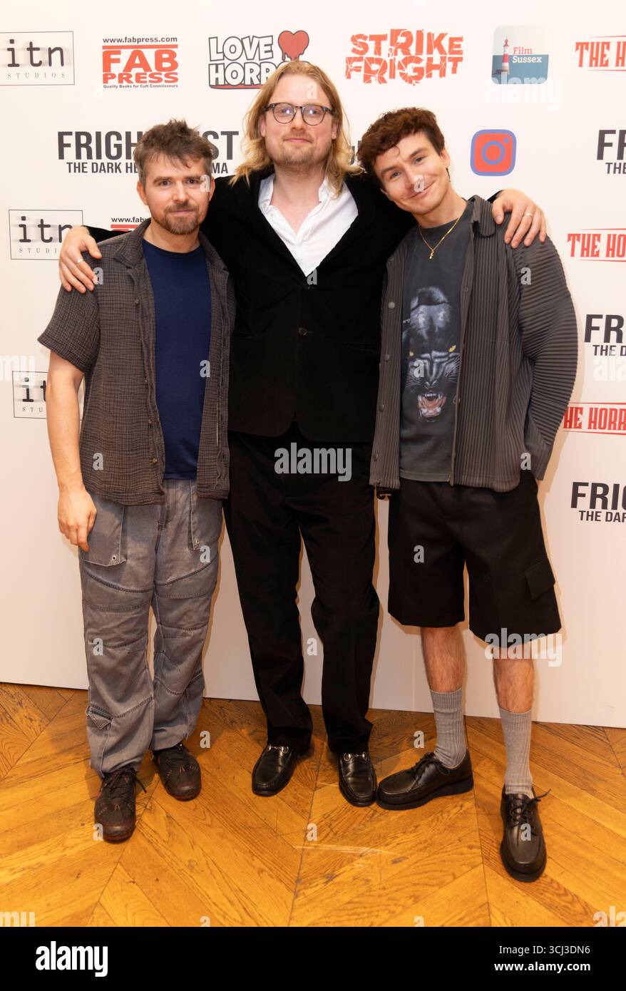 Dan Allen (centre) and Scott Jeffrey at the Bambi: The Reckoning. UK ...