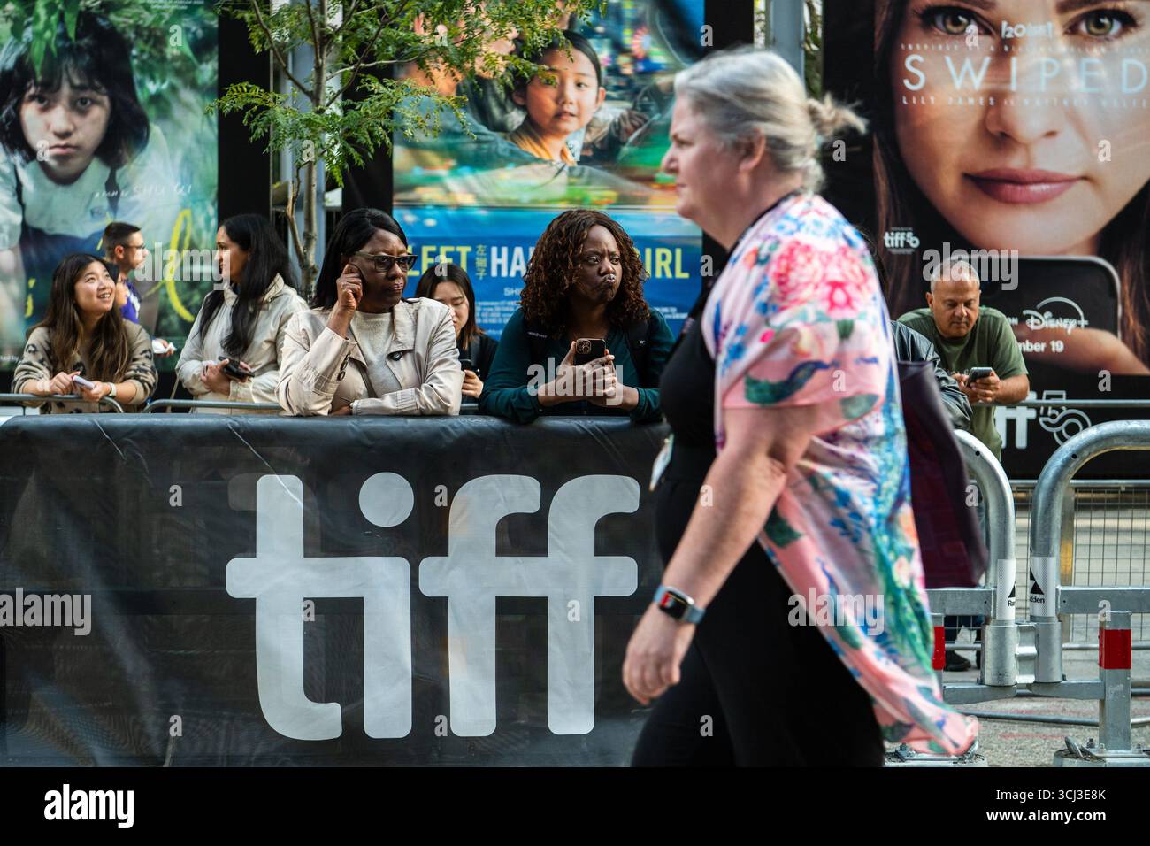 People visit the Toronto International Film Festival in Toronto on ...