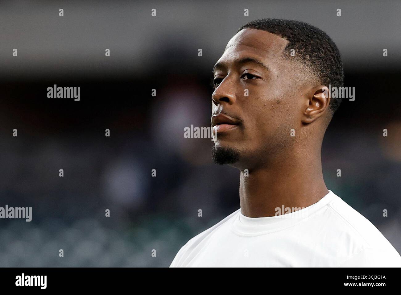 Philadelphia Eagles cornerback Quinyon Mitchell looks on during pre ...