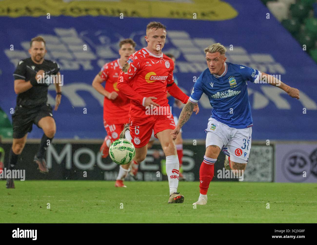 Windsor Park, Belfast, Northern Ireland, UK. 28 Aug 2025. UEFA ...