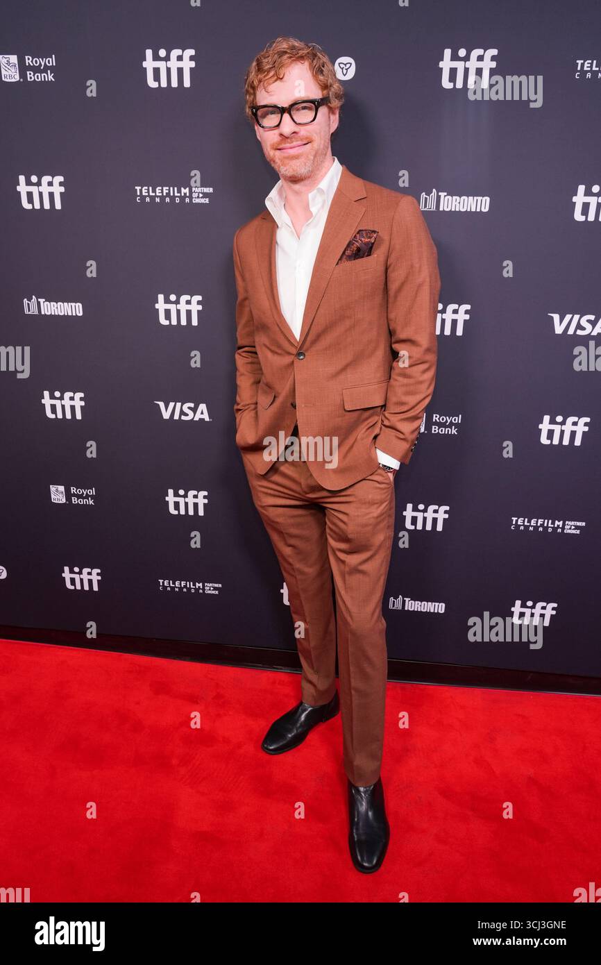 Tyler Strickland attends the premiere of "John Candy: I Like Me" during ...