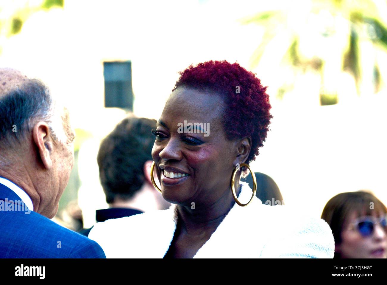 Actress Viola Davis is seen with Hollywood Chamber of Commerce ...