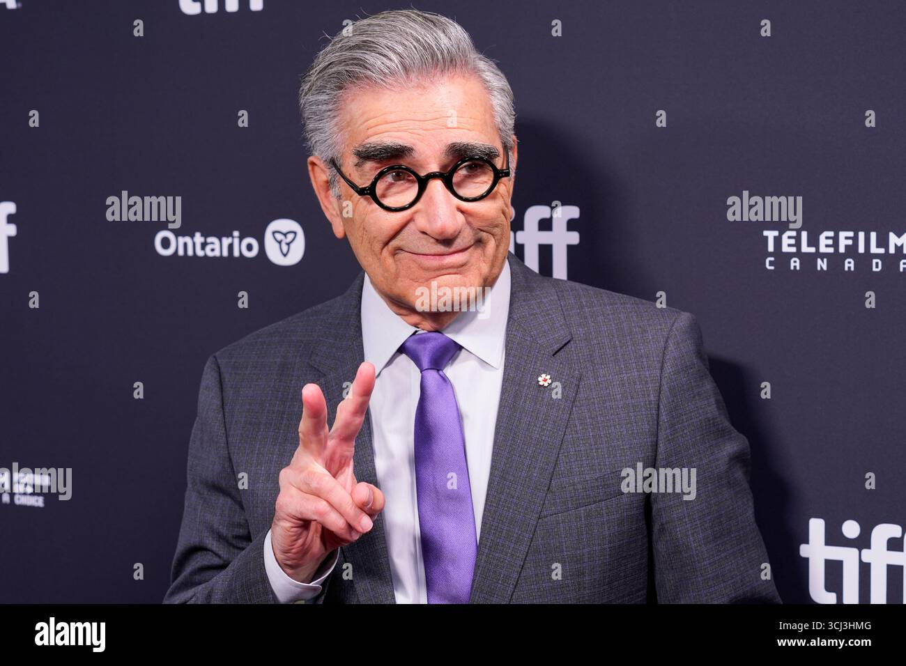 Eugene Levy attends the premiere of "John Candy: I Like Me" during the Toronto International ...