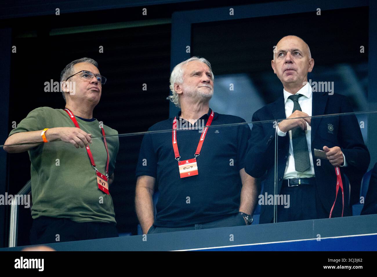 Andreas Rettig (DFB, Geschaeftsfuehrer Sport), Rudi Voeller (DFB ...