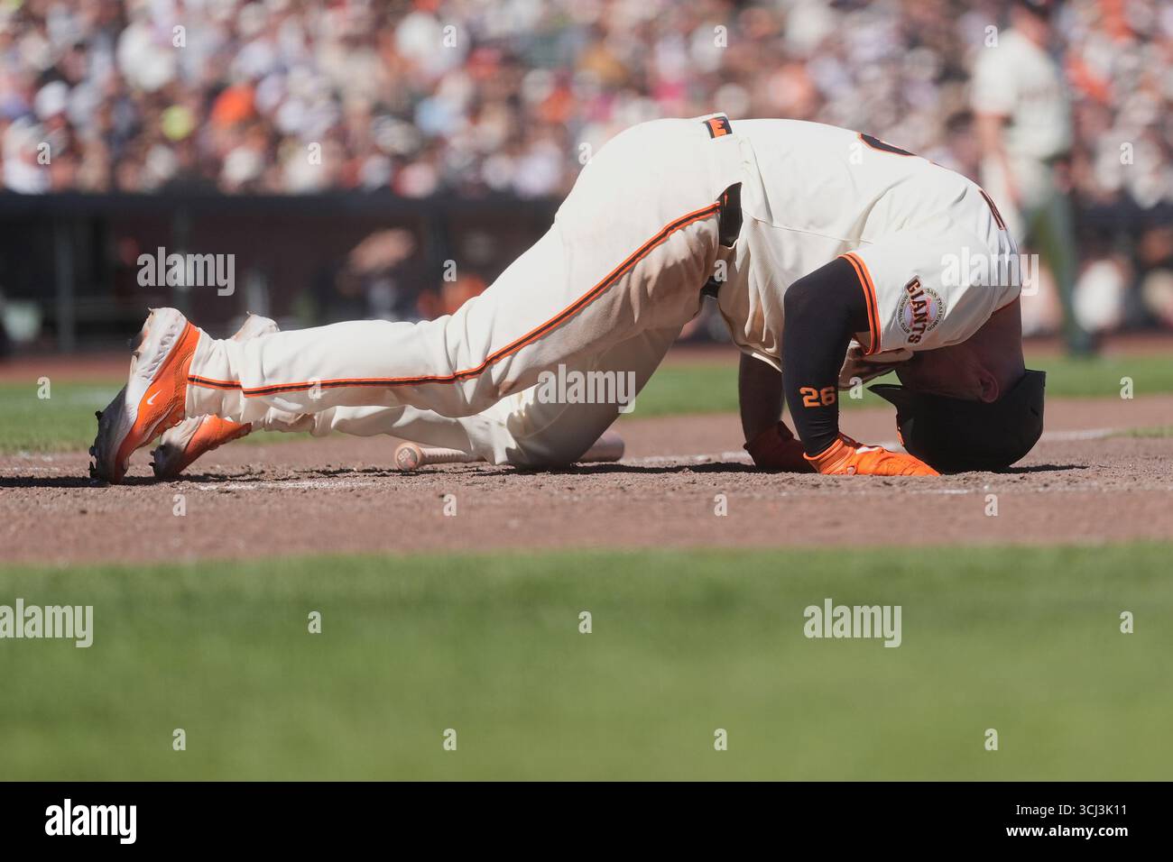 San Francisco Giants' Matt Chapman during a baseball game against the ...