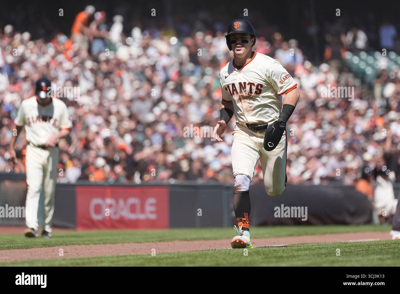 San Francisco Giants' Drew Gilbert during a baseball game against the ...