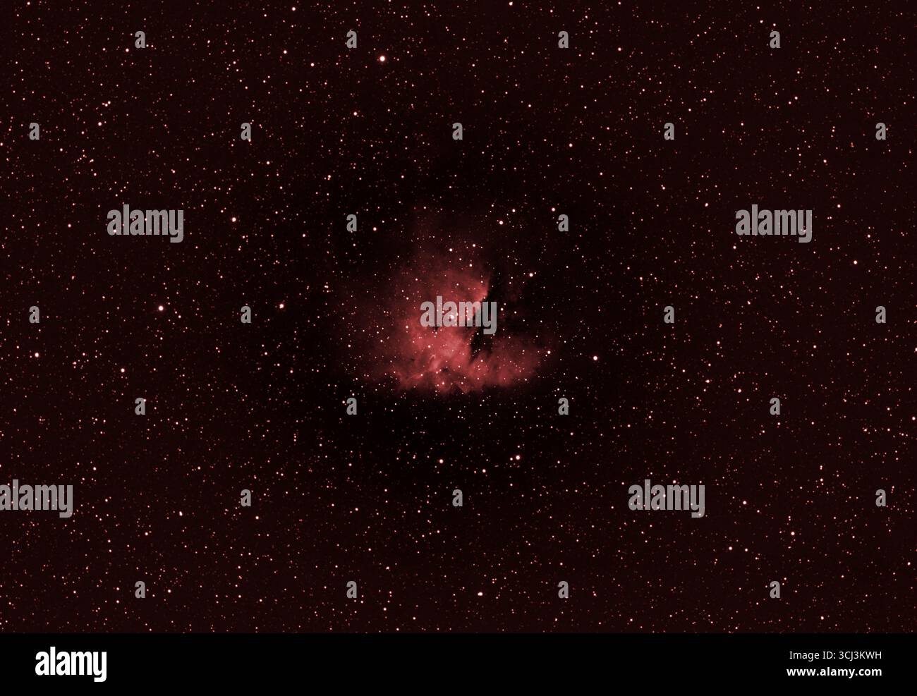 NGC 281, The Pacman Nebula, a bright emission nebula in the ...