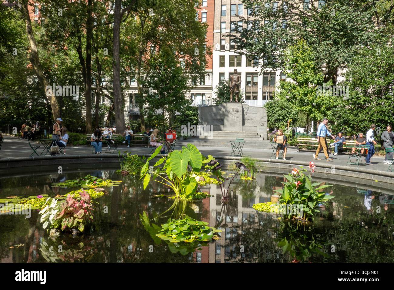 The North Fountain, Madison Square Park, NYC, 2025 Stock Photo - Alamy