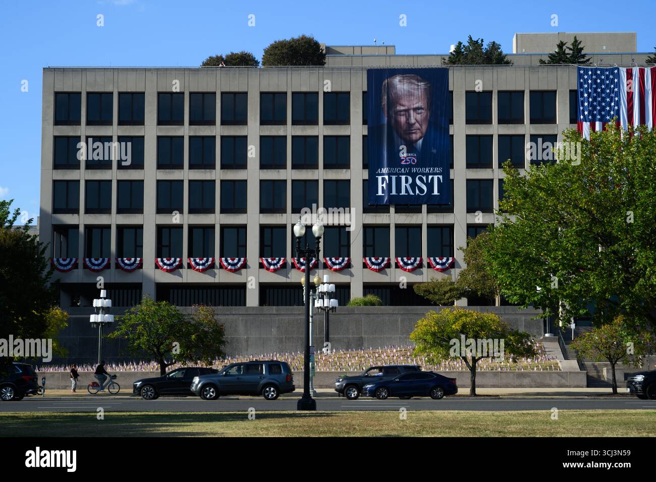 Department of labor trump banner hi-res stock photography and images ...