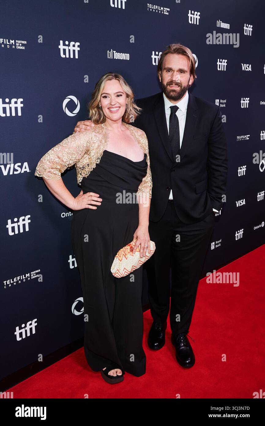 Jennifer Candy-Sullivan (left) and Chris Candy are photographed on the ...
