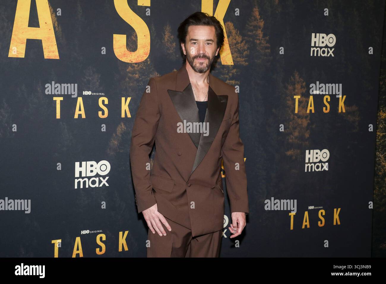 Actor Tom Pelphrey attends the HBO Original drama series "Task ...