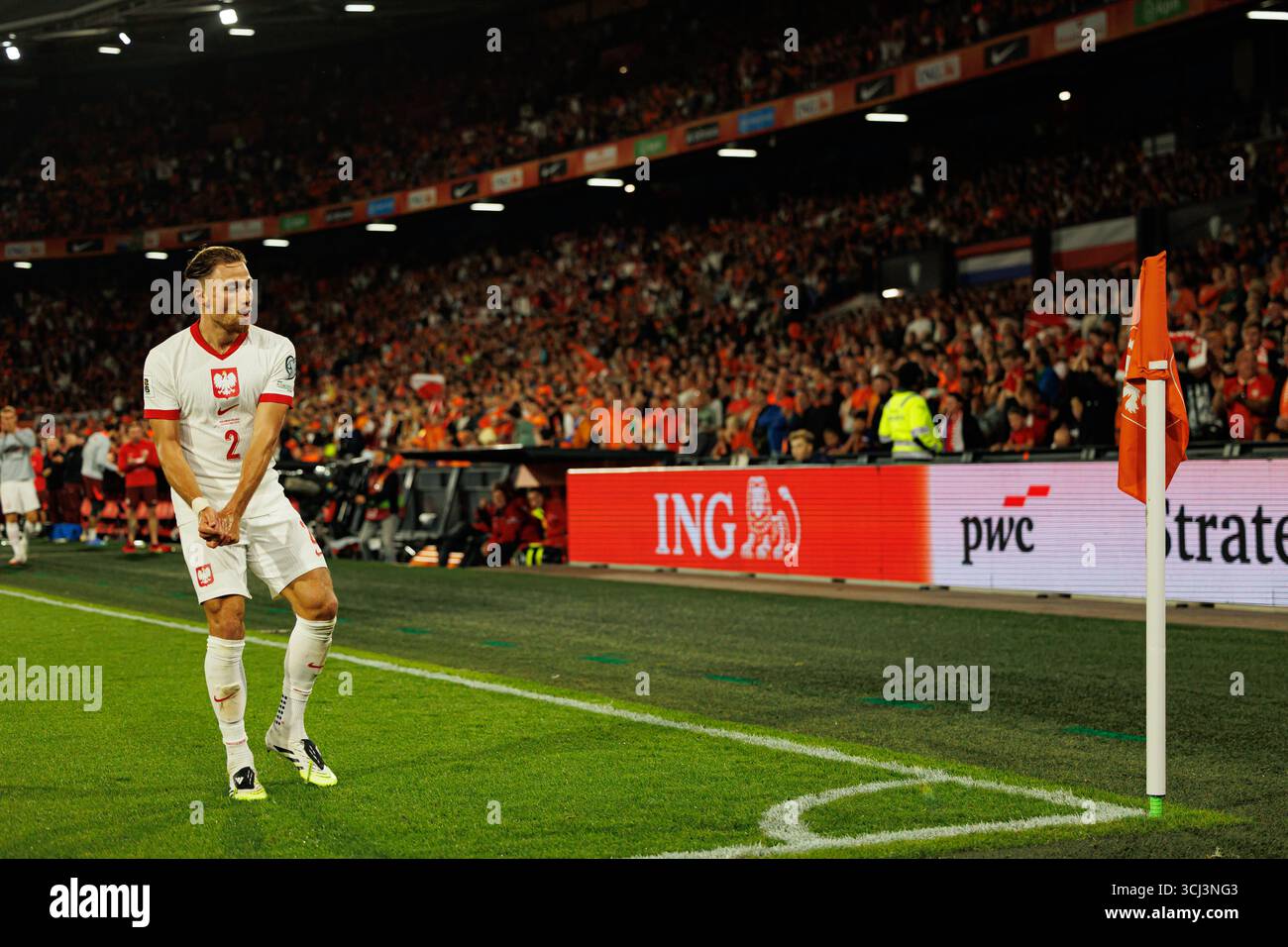 Rotterdam, Netherlands. 4th Sep 2025; Matty Cash (Poland) seen ...