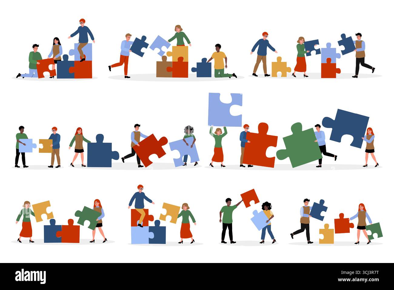 Group people gathering in Cut Out Stock Images & Pictures - Alamy