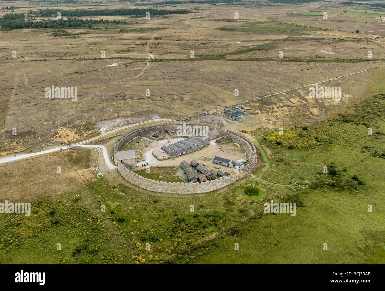 Aerial view Eketorp Ringfort: A Journey into Sweden's Iron Age and ...