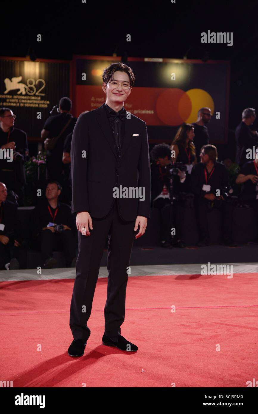 Japanese actor Masaki Okada attends the red carpet of the film ...
