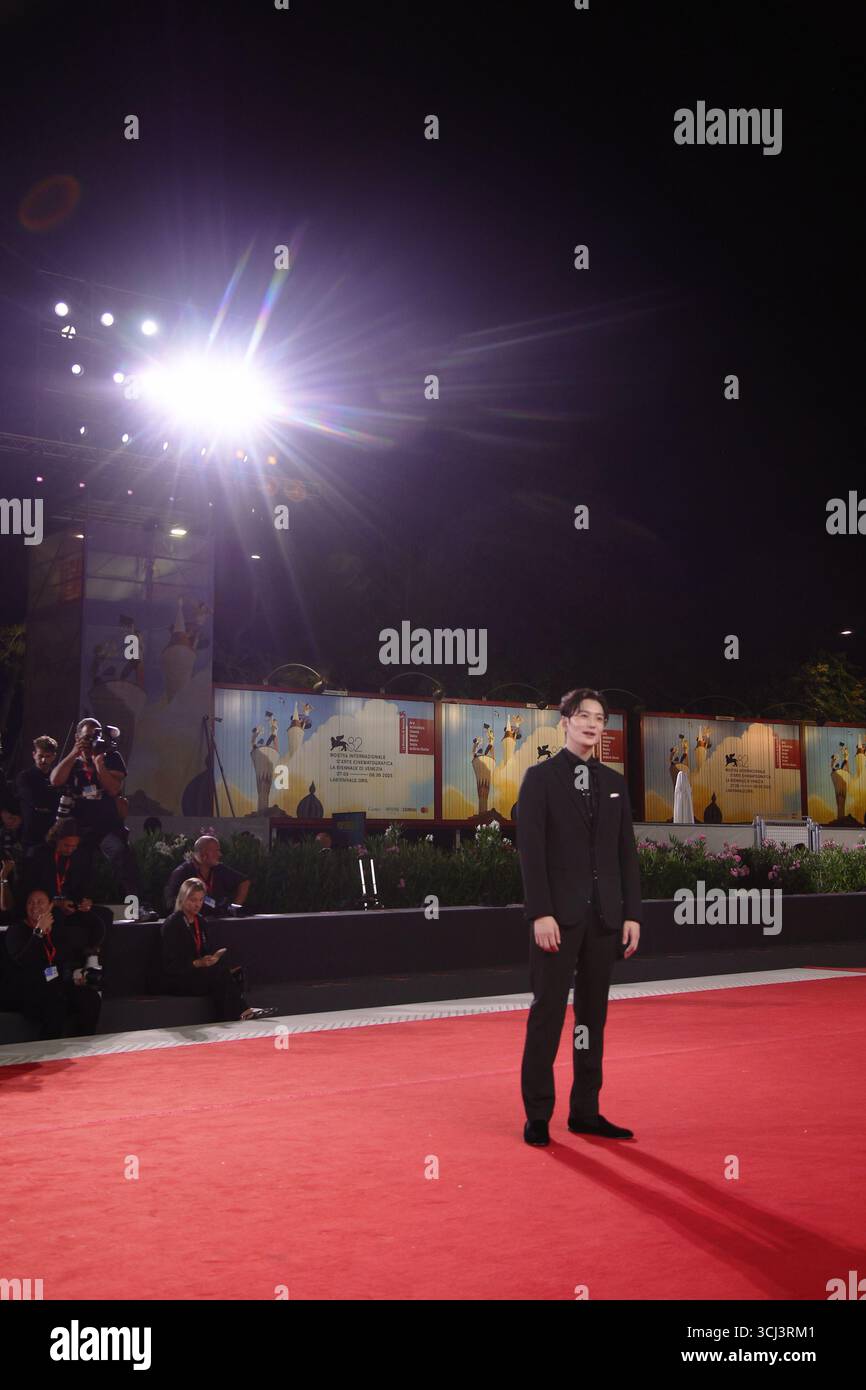 Japanese actor Masaki Okada attends the red carpet of the film ...