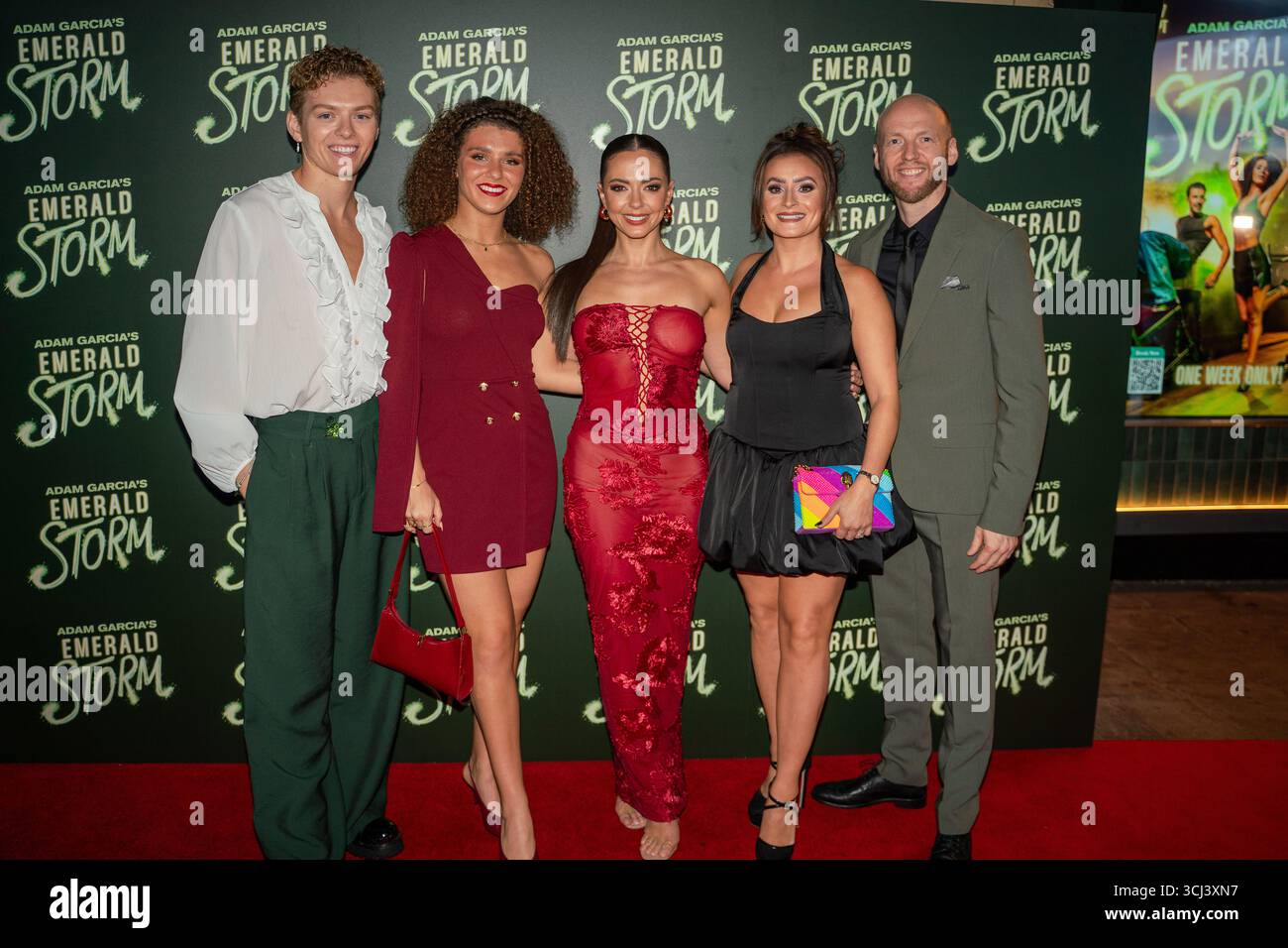 L-R James Wakeling, Robbie Browning, James Worthington, Sophie Parris ...