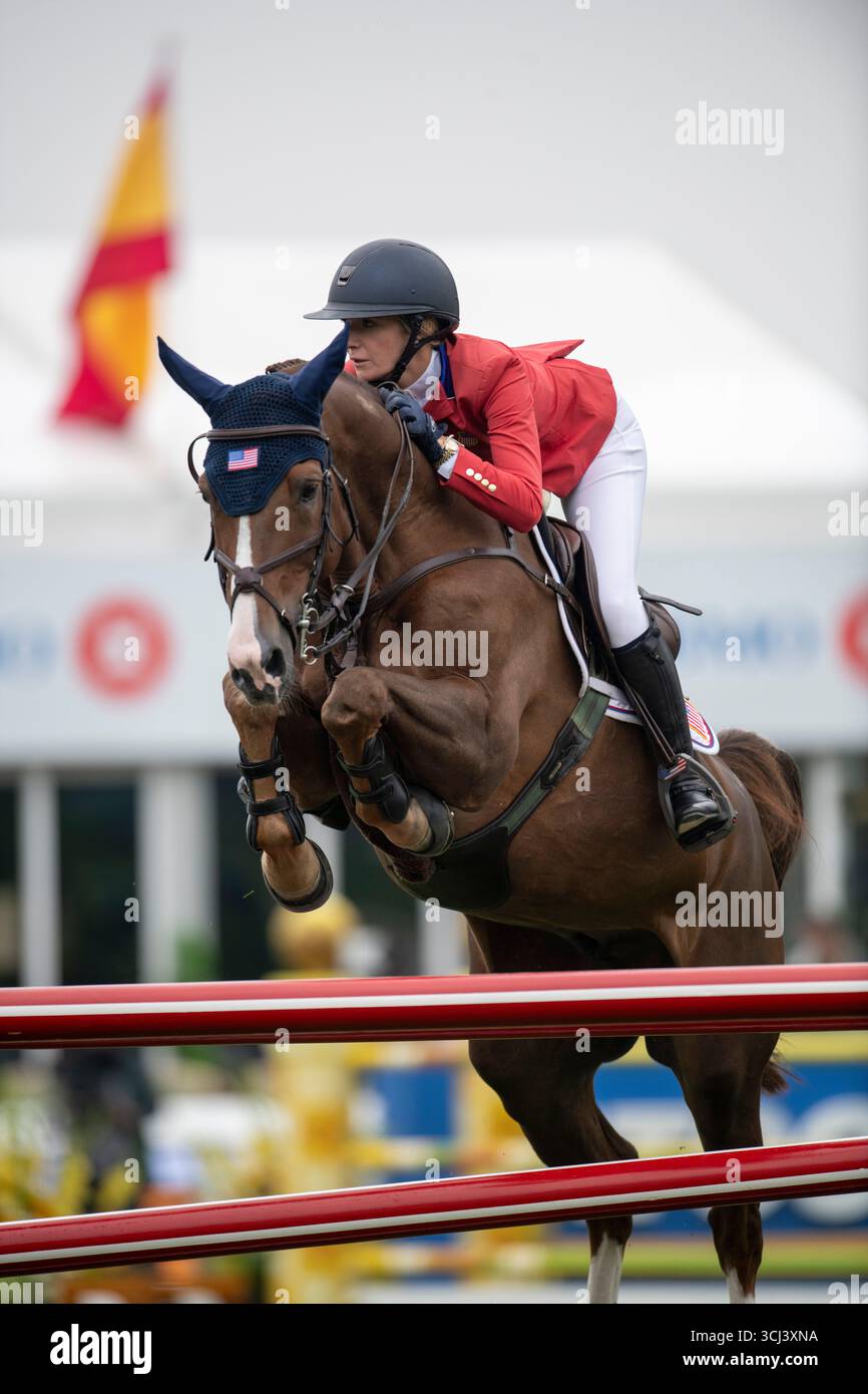 Calgary, Alberta, Canada, 4 September 2025. Lillie Keenan (USA) riding ...
